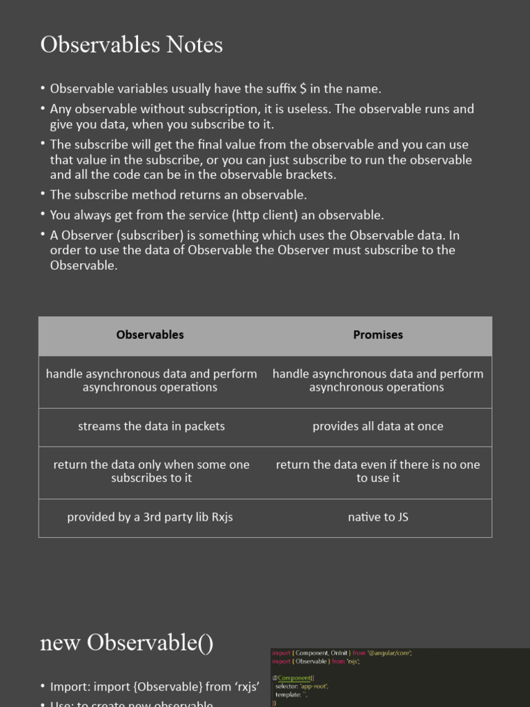 RxJs & Subjects & Observables | PDF | Boolean Data Type | Sequence