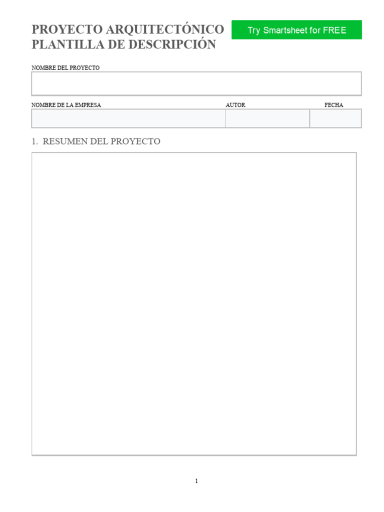 IC Architectural Project Description 27473 - WORD - ES | PDF | Negocios ...