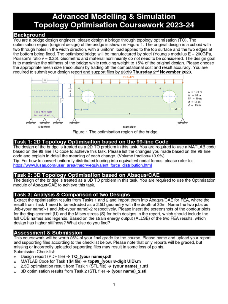 CW Sheet | Download Free PDF | Mathematical Optimization | Finite Element Method