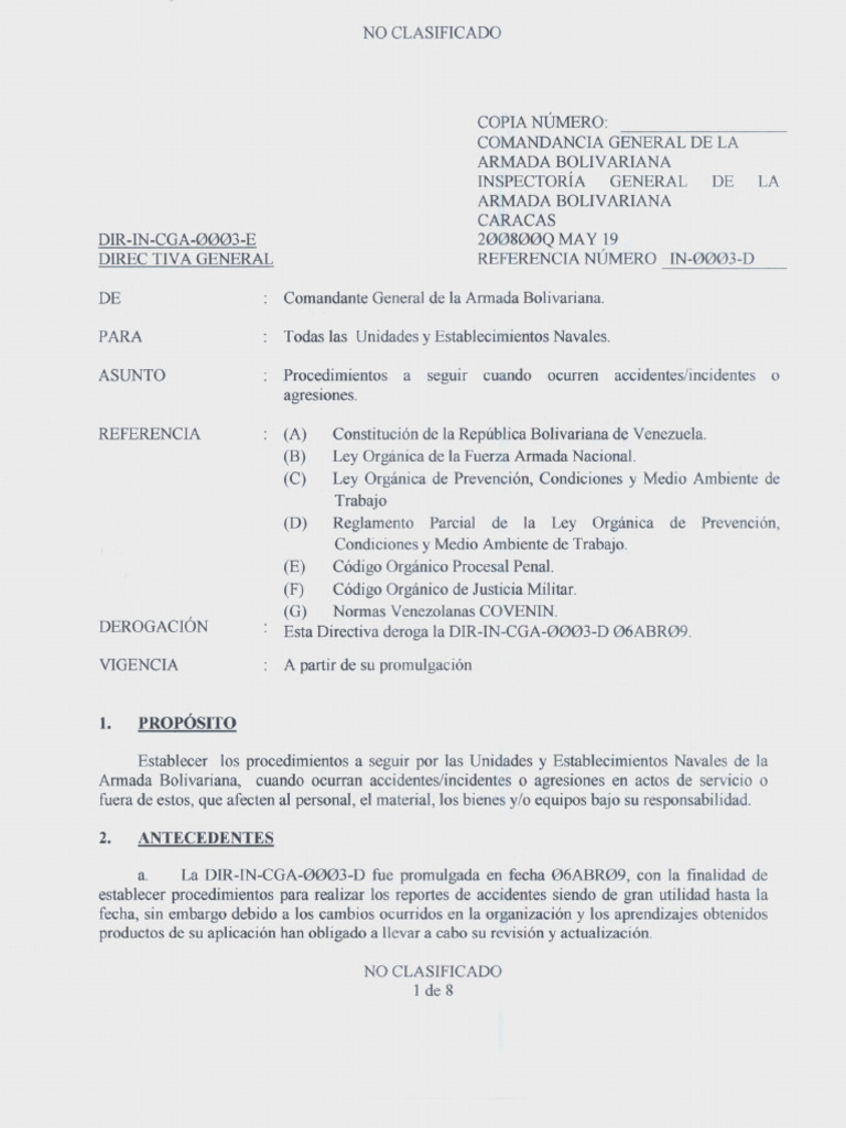 Directiva General - 0003-E Repac Repag | PDF