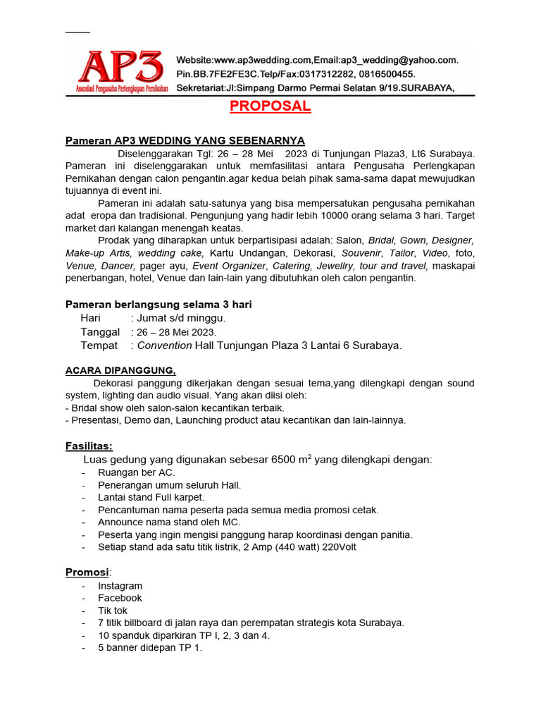 Proposal Pameran Ok | PDF