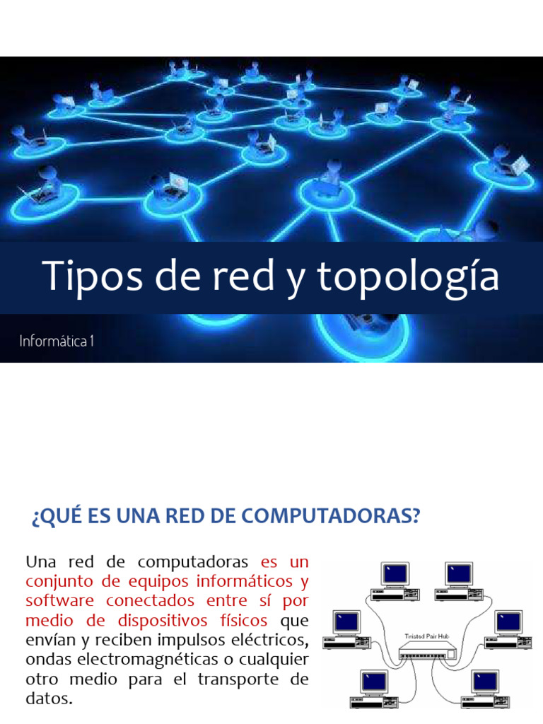 Tipos de redes | PDF | Red de computadoras | Topología de la red