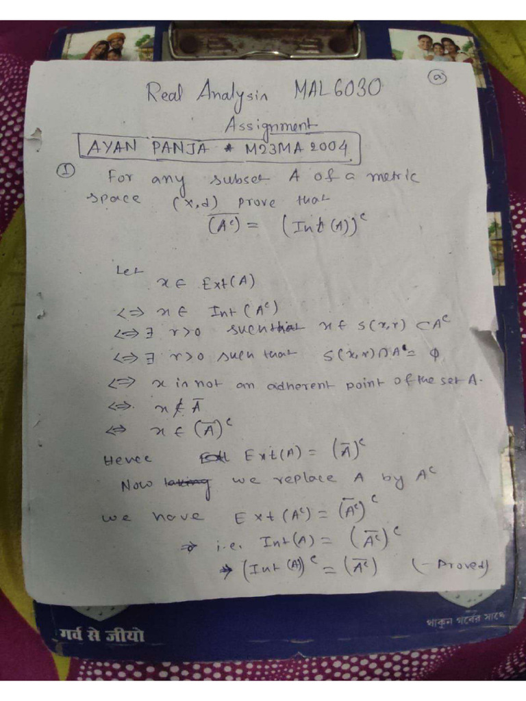 Ra Ayan Panja Assignment | PDF