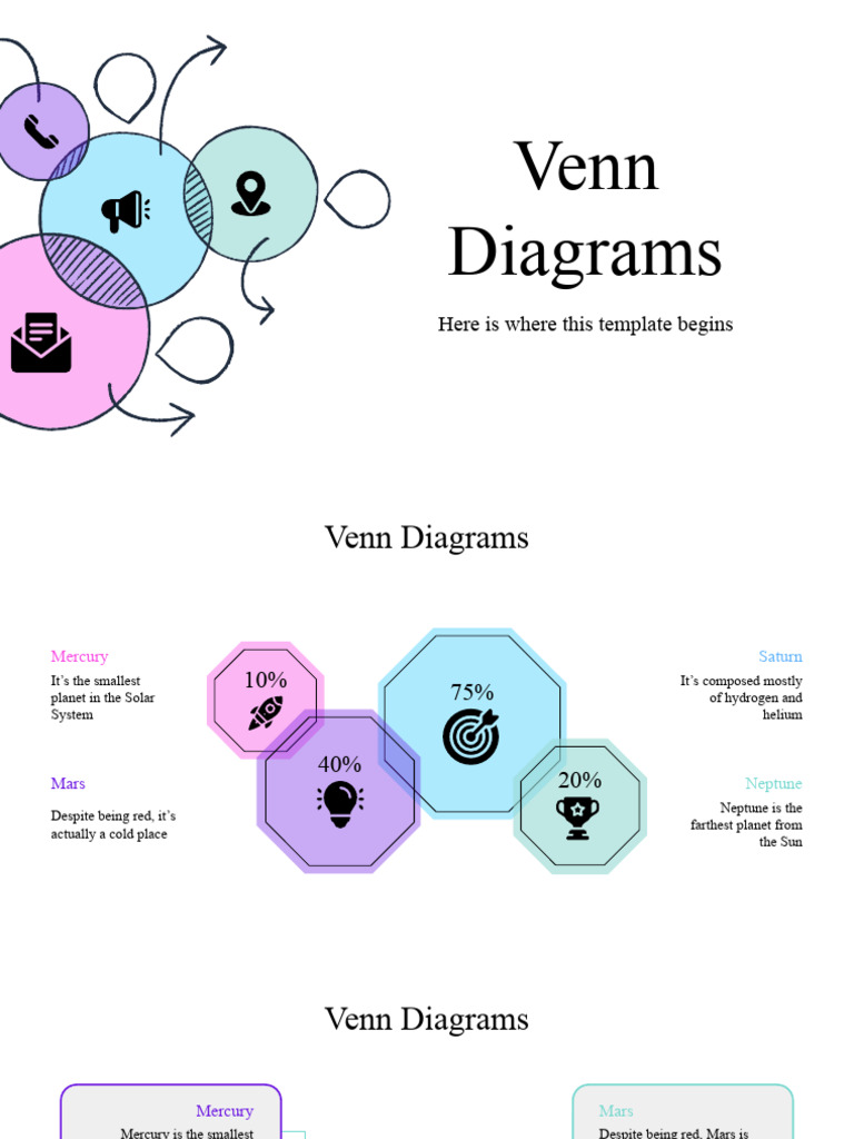 Venn Diagrams by Slidesgo | PDF | Planets | Solar System