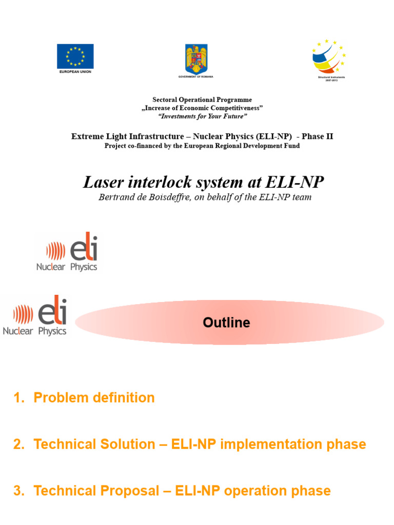 Laser Interlock System at ELI-NP | PDF | Laser | Risk