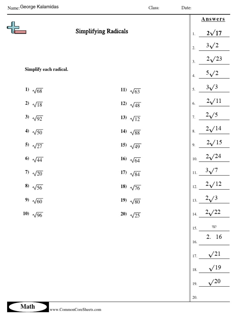 _β_U2_Simplifying_Radicals_Form | PDF