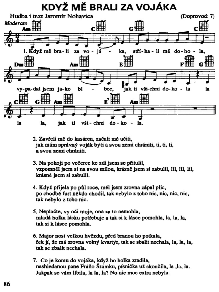 Kdyz Me Brali Za Vojaka | PDF