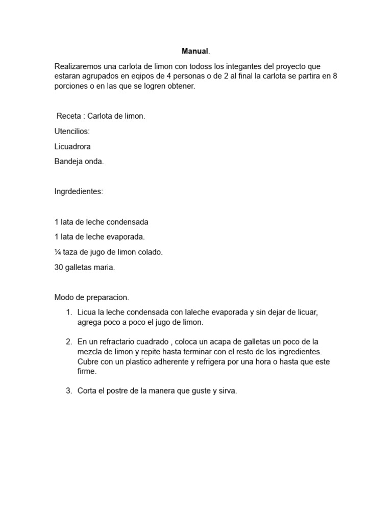 Manual 094929 | PDF | Postres | Crema