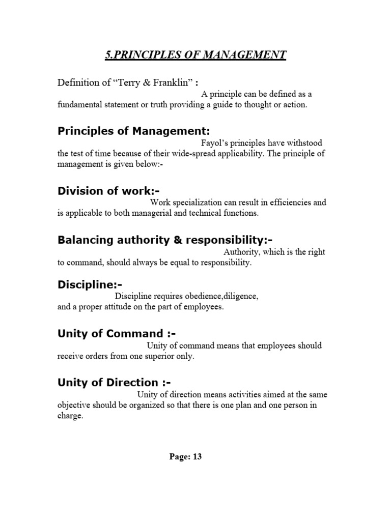Principles of Management | PDF