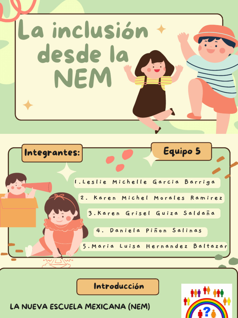 Inclusión en la Nueva Escuela Mexicana | PDF | Inclusión (Educación)