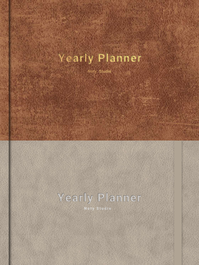Free Vintage Undated Yearly Planner | PDF