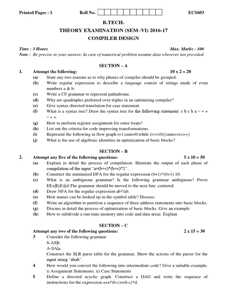 Compiler Design | PDF | Compiler | Computer Science Compiler Design | PDF | Compiler | Computer Science
