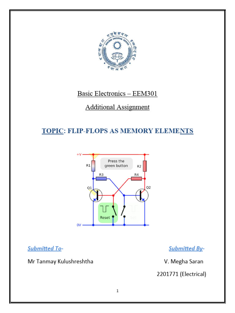 Basic Electronics Flop Flops | Download Free PDF | Computer Engineering ...