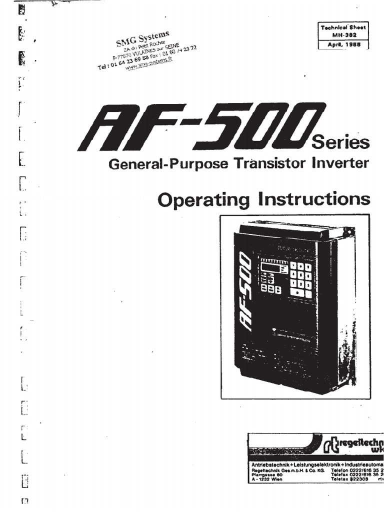 AF500 Inverter | PDF