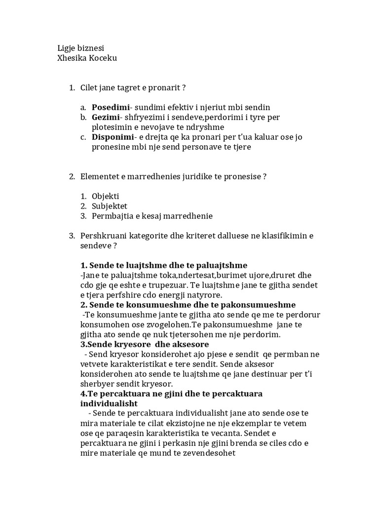 Xhesikak Koceku | PDF