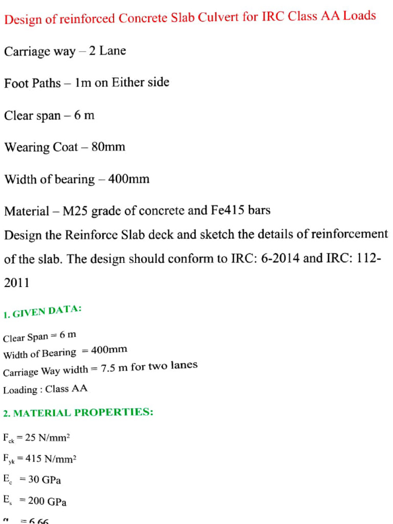 Design of Deck Slab | PDF