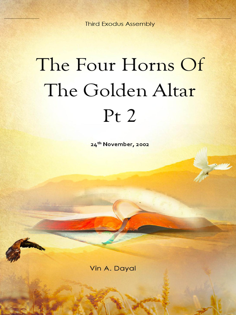 2002-1124 The Four Horns of The Golden Altar PT 2 | PDF