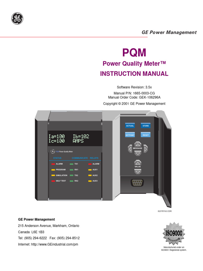 Power Quality Meter Series | PDF