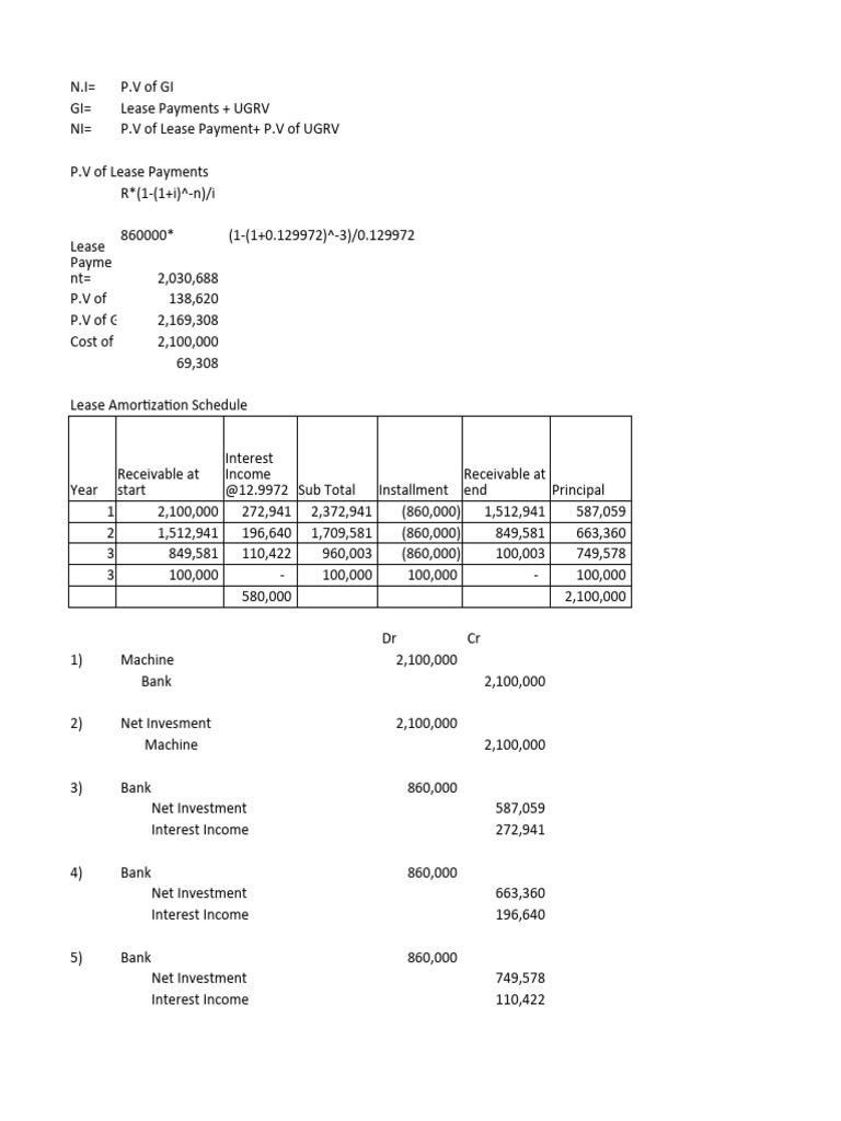 Lecture 21 Working Sheet | PDF | Business | Personal Finance