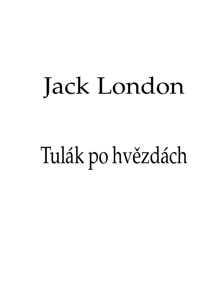 London Jack - Tulak Po Hvezdach | PDF