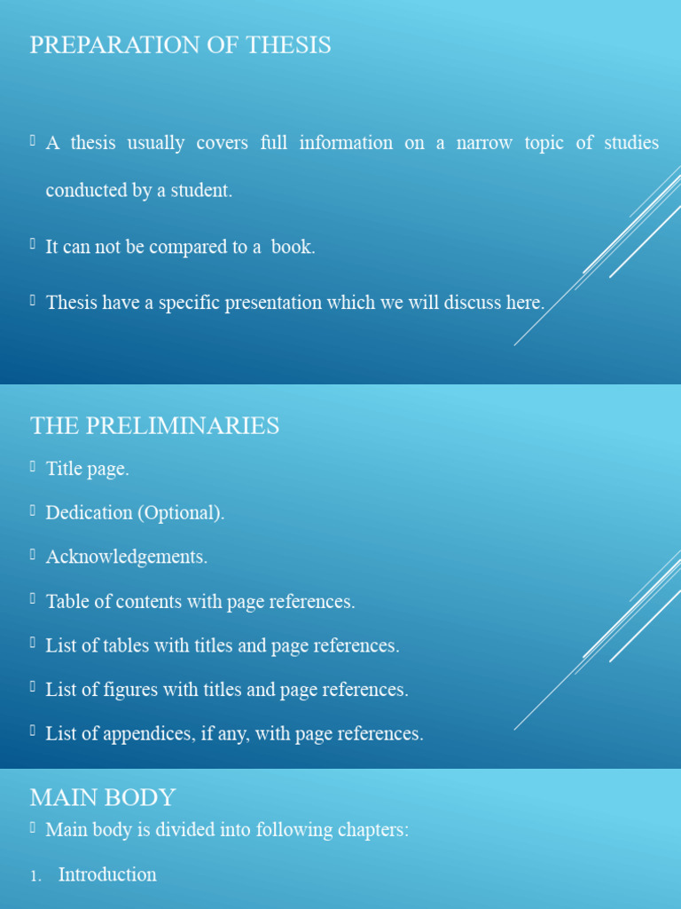 Preparation of Thesis | PDF | Thesis | Logic