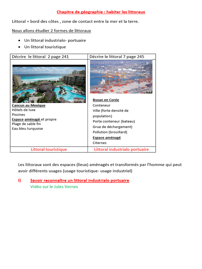 Cours-9 Littoraux | PDF