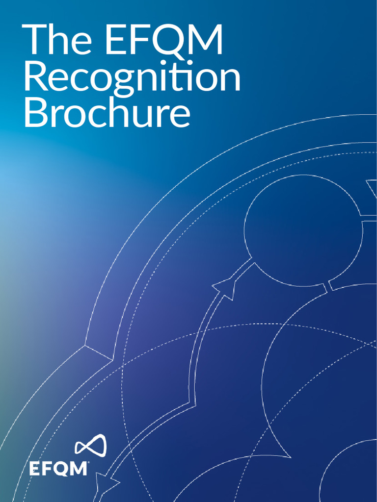 EFQM Recognition Brochure | PDF | Business