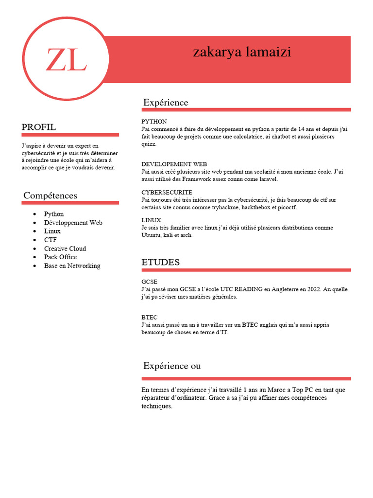 CV (1) | PDF