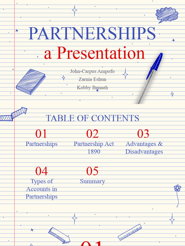 PARTNERSHIPS - FINAL PRESENTATION | PDF