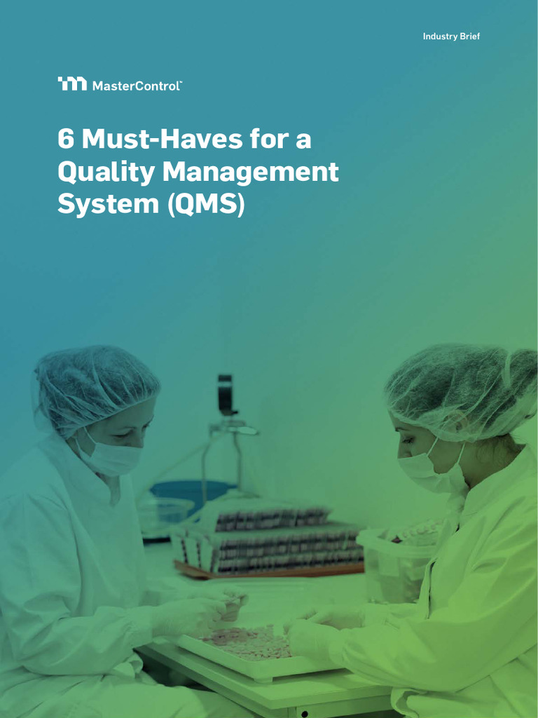 6 Must Haves For A Quality Management System (QMS) | PDF | Quality ...