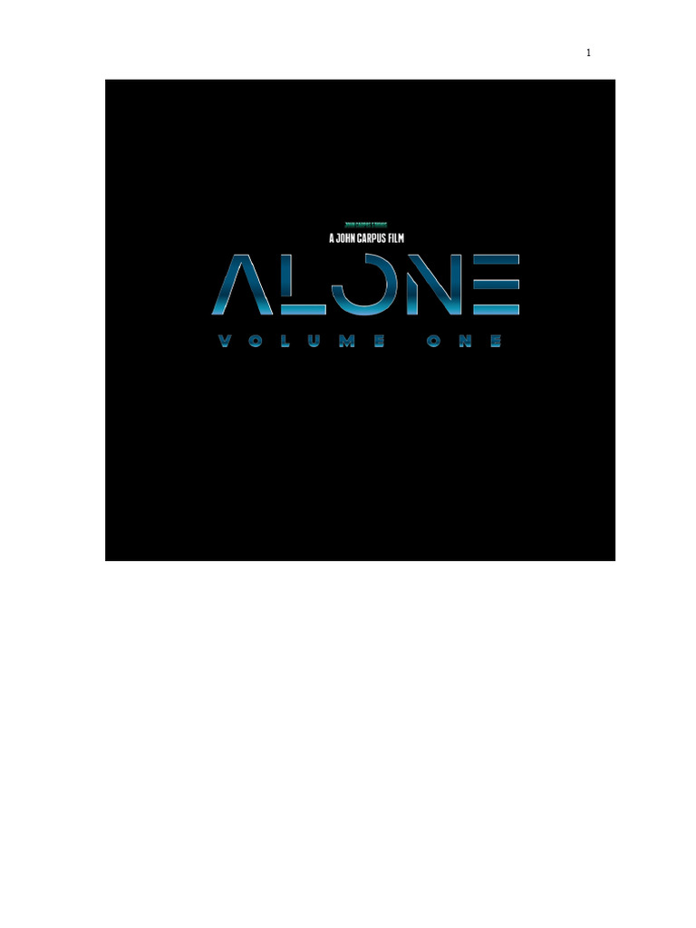 Alone The Short Film | PDF