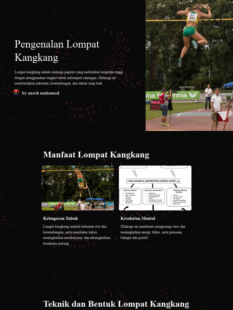 Teknik dan Manfaat Lompat Kangkang | PDF