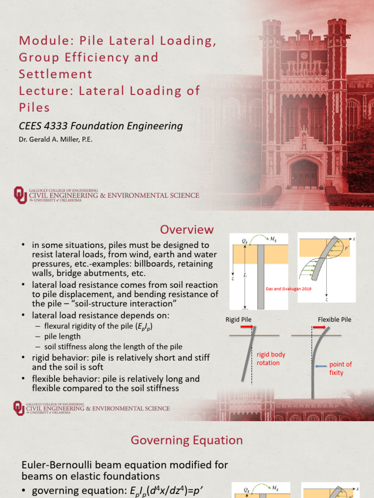Flexible Pile Lateral Load Analysis | PDF | Science & Mathematics