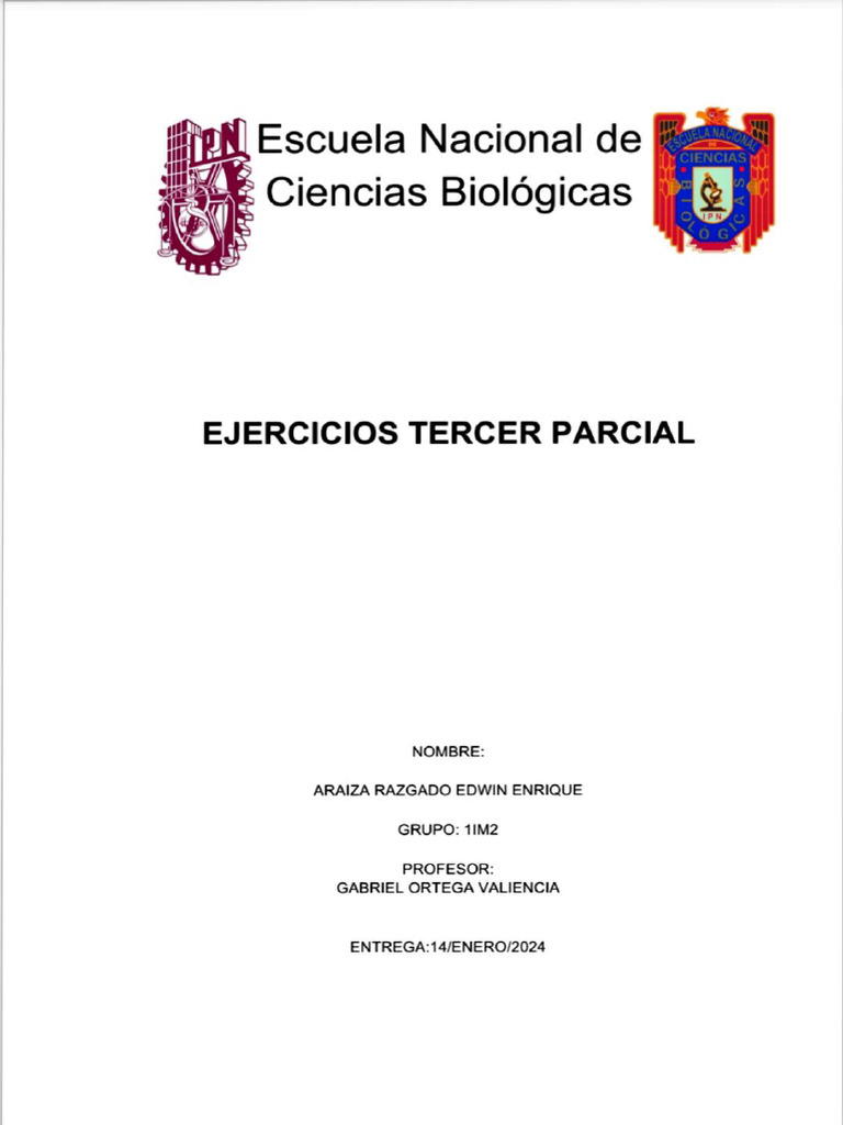 Ejercicios 1 | PDF