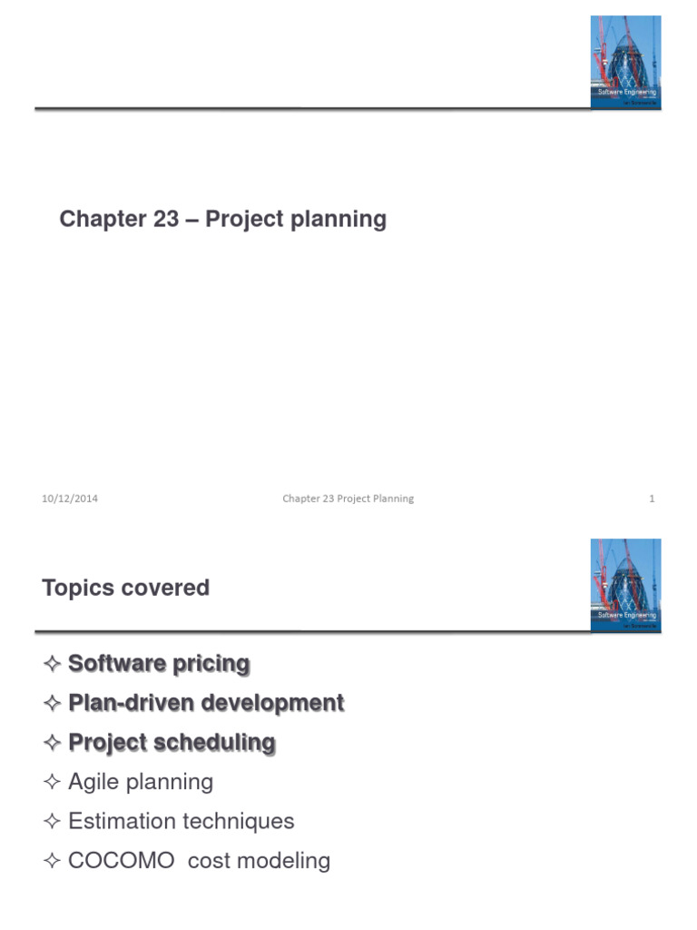 Ch23 Project Planning | PDF | Pricing | Prices