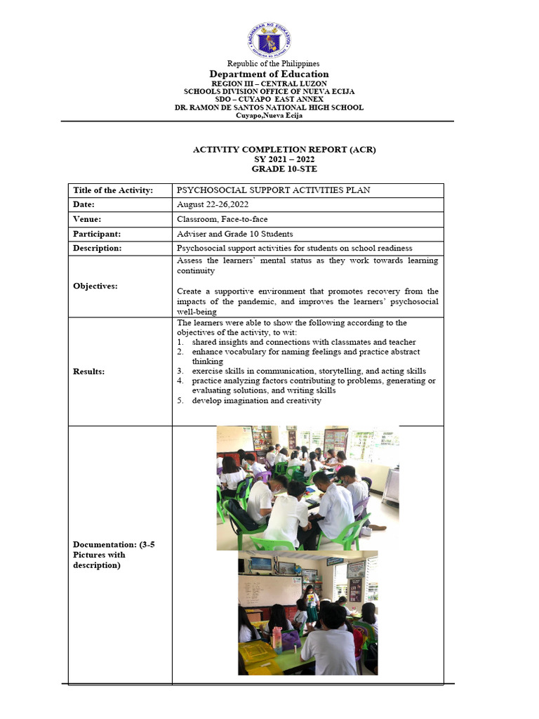 ACR Psychosocial | Download Free PDF | Human Communication | Cognitive ...