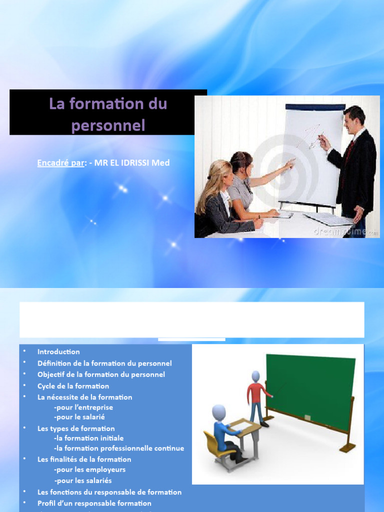 La Formation Du Personnel | PDF