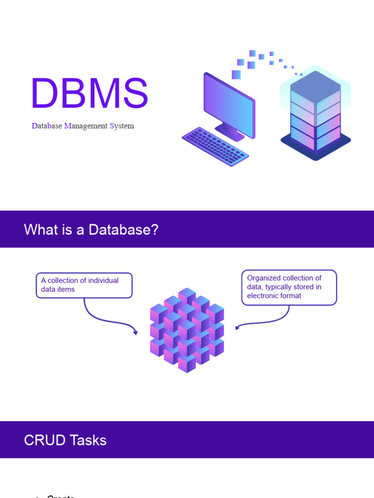DBMS Overview | PDF | Databases | Computer Science DBMS Overview | PDF | Databases | Computer Science