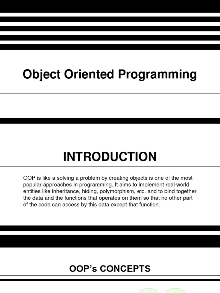 225 OOP - Chapter1 | Download Free PDF | Class (Computer Programming) | Object Oriented Programming
