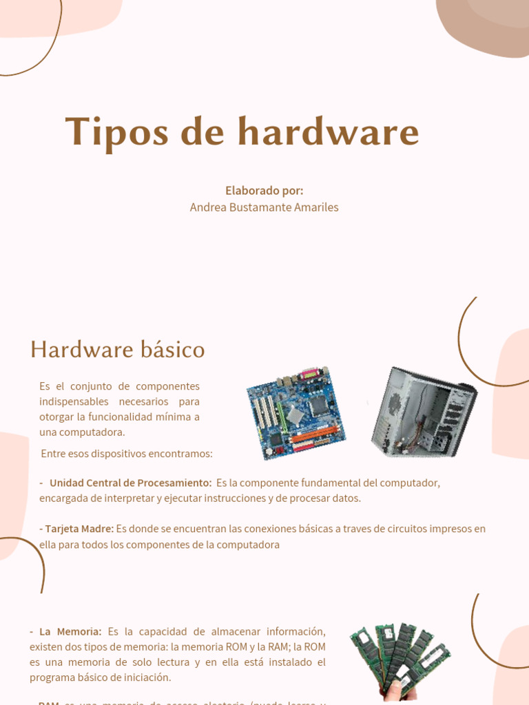 Manejo Básico de Hardware Impresoras, Cámaras, Scaner | PDF