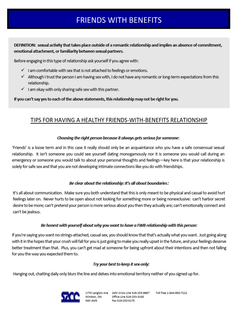 FRIENDS-WITH-BENEFITS | PDF | Interpersonal Relationships | Social ...