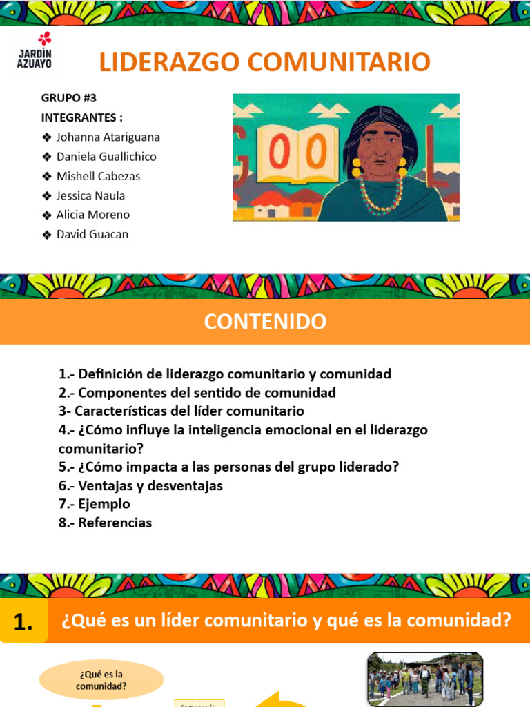 Grupo 3 - Liderazgo Comunitario | PDF | Liderazgo | Inteligencia