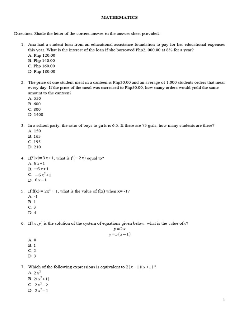 Math 1 Pdf Mathematical Objects Mathematics 8914