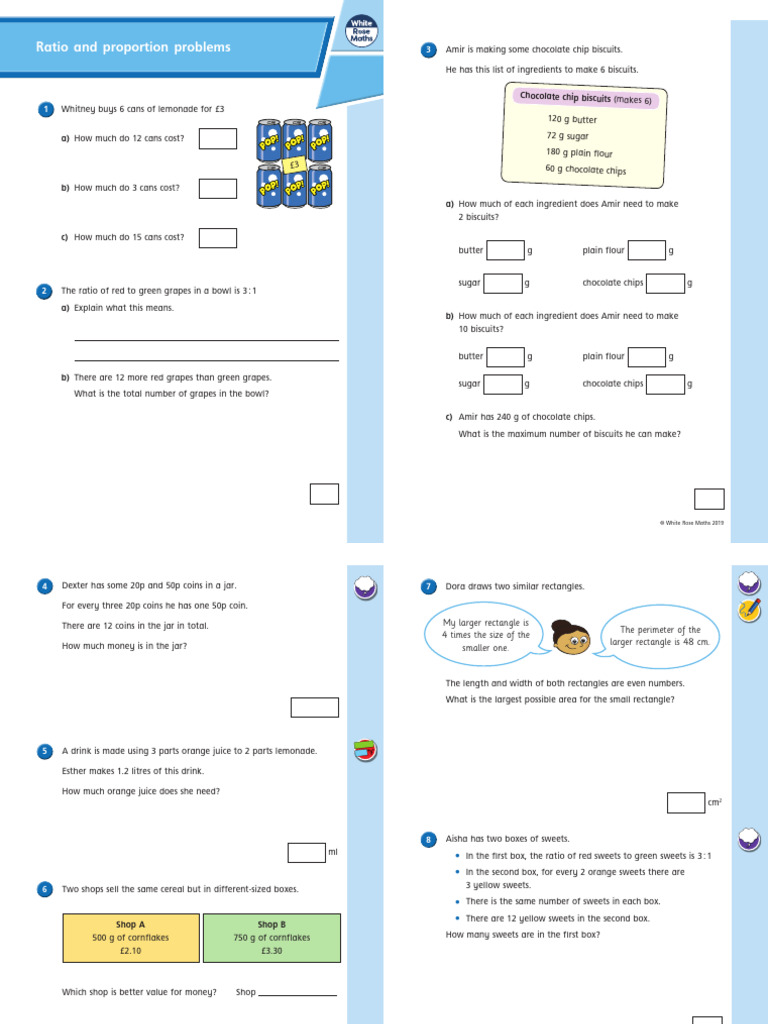 Lesson 4 Ratio and Proportion Problems | PDF