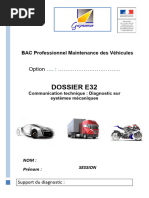 Diagnostic Mécanique pour Véhicules BAC | PDF