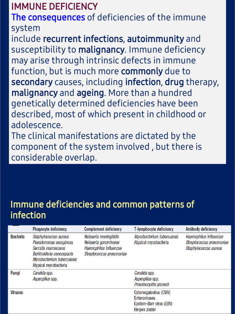 immune deficiency (1) | PDF | Immunodeficiency | Antibody