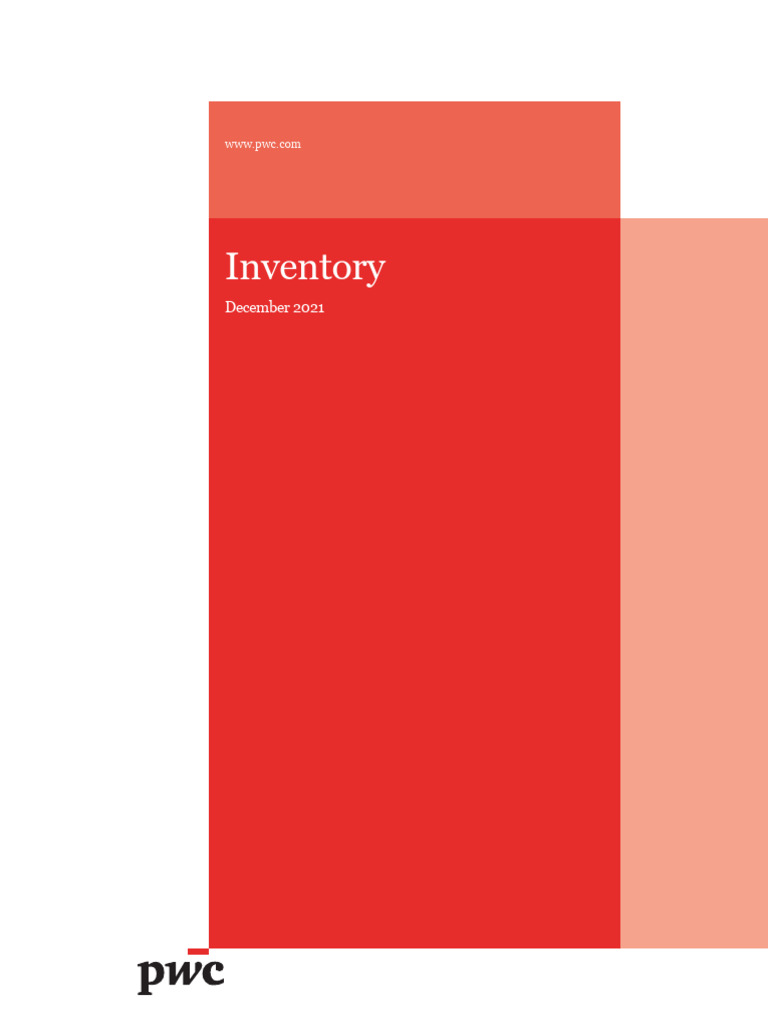 P WC Inventory 1221 | PDF | Inventory | Fair Value