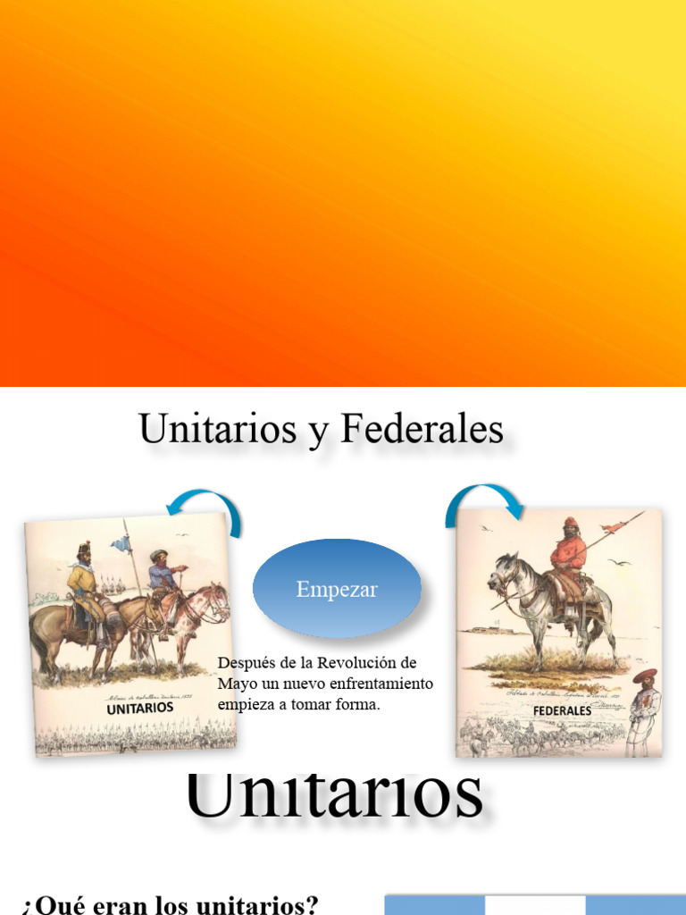 Unitarios y Federales | PDF | América del Sur | America latina