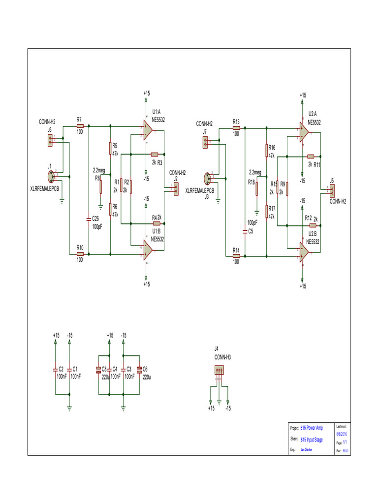 815 Power Amp Input&driver Stage | PDF
