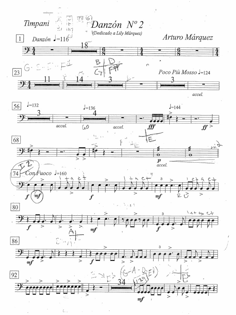 Timpani Danzon | PDF
